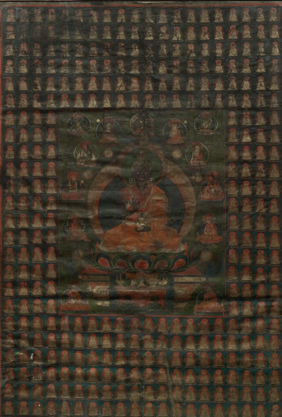Bonhams : A thangka of Tangtong Gyalpo Sakya School, probably 18th/19th ...