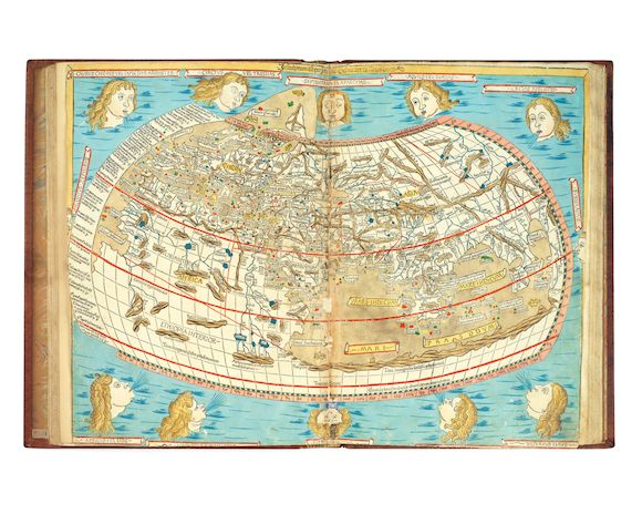 Bonhams : PTOLEMAEUS (CLAUDIUS) Cosmographia [translated from Greek ...