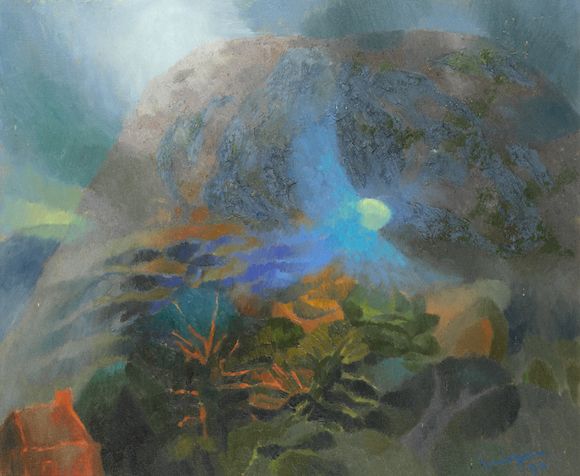 Bonhams : Glyn Morgan (British, 1926-2015) The red house