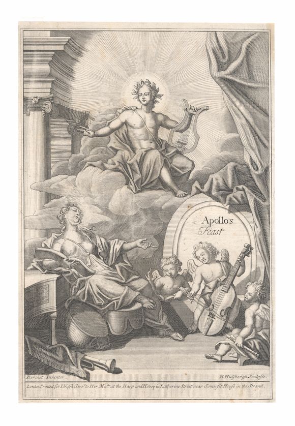 Bonhams : HANDEL (GEORGE FREDERICK) Apollo's Feast or the Harmony of ye Opera Stage, being a ...