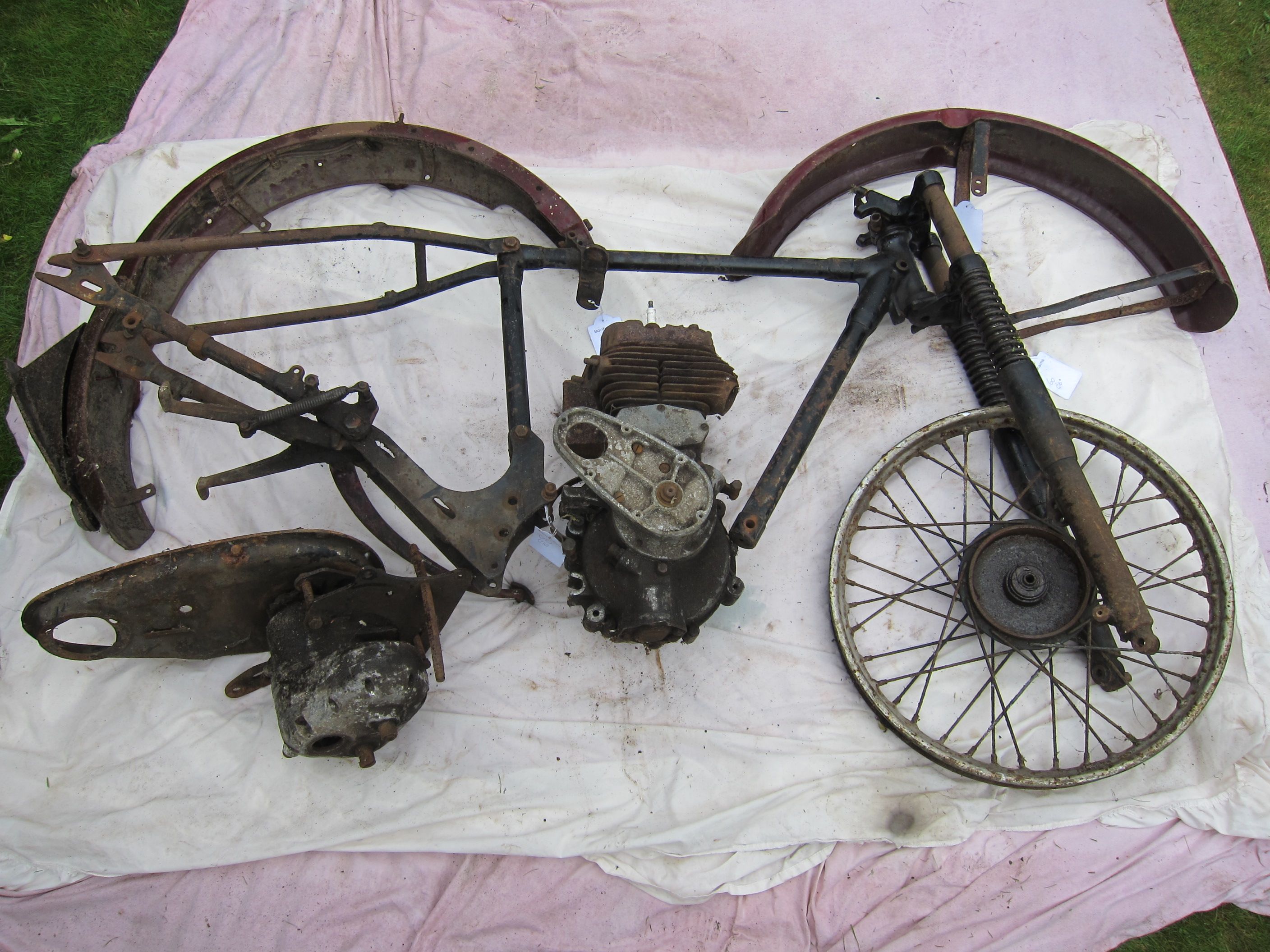 Bonhams Cars : A c.1947 BSA C10 project, (Qty)