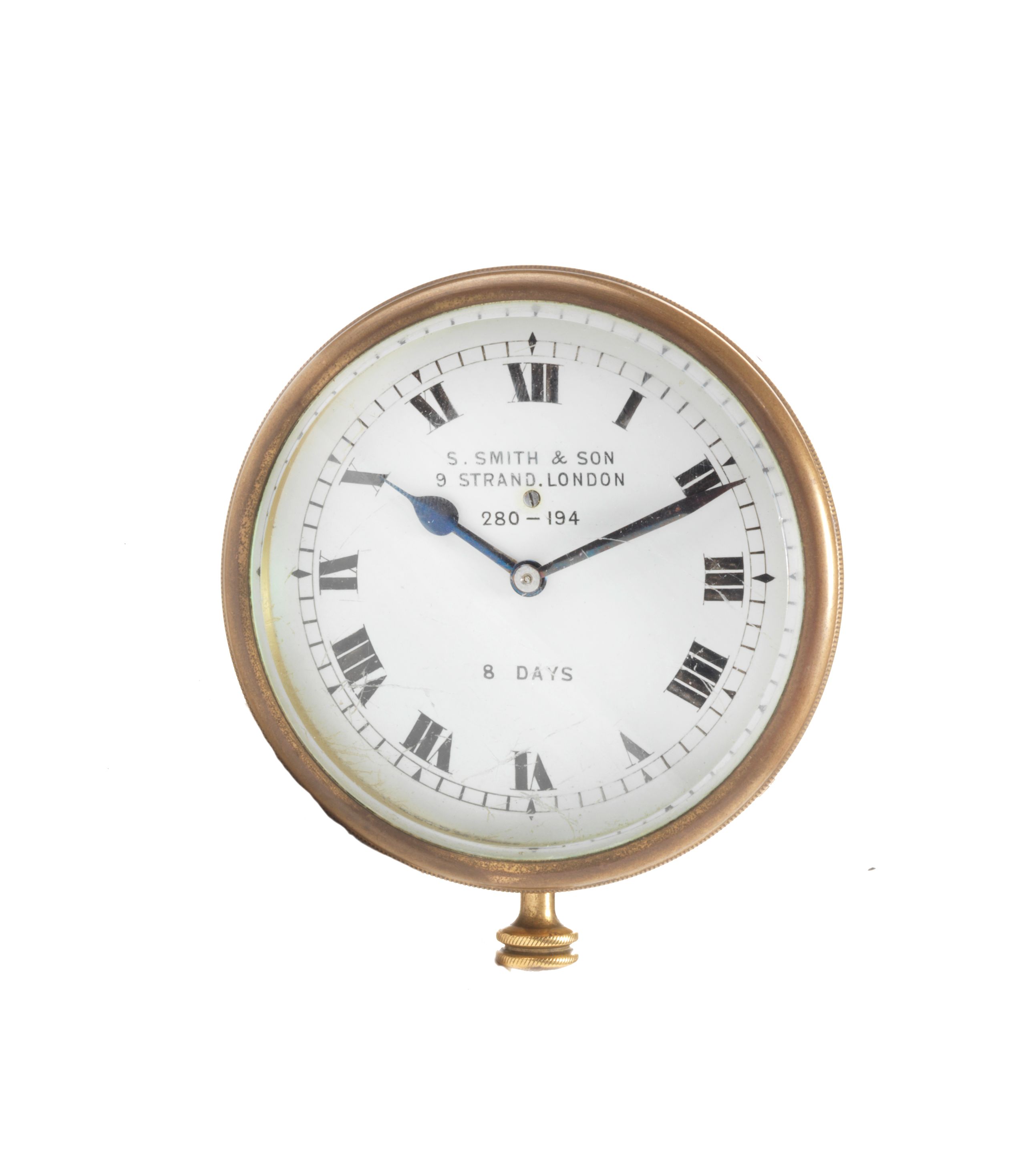Bonhams Cars : An eight day dashboard car clock by S Smith & Son,