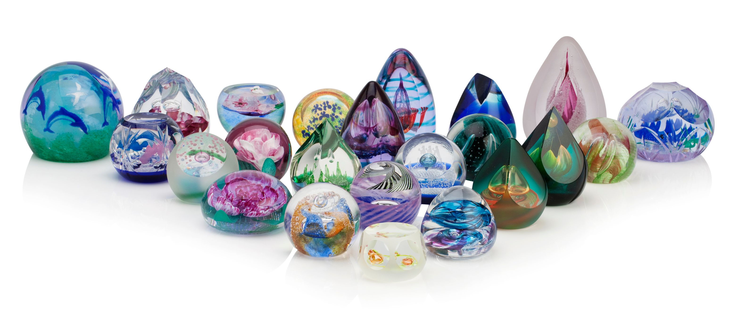 Bonhams : A collection of twenty one Caithness paperweights Mostly ...