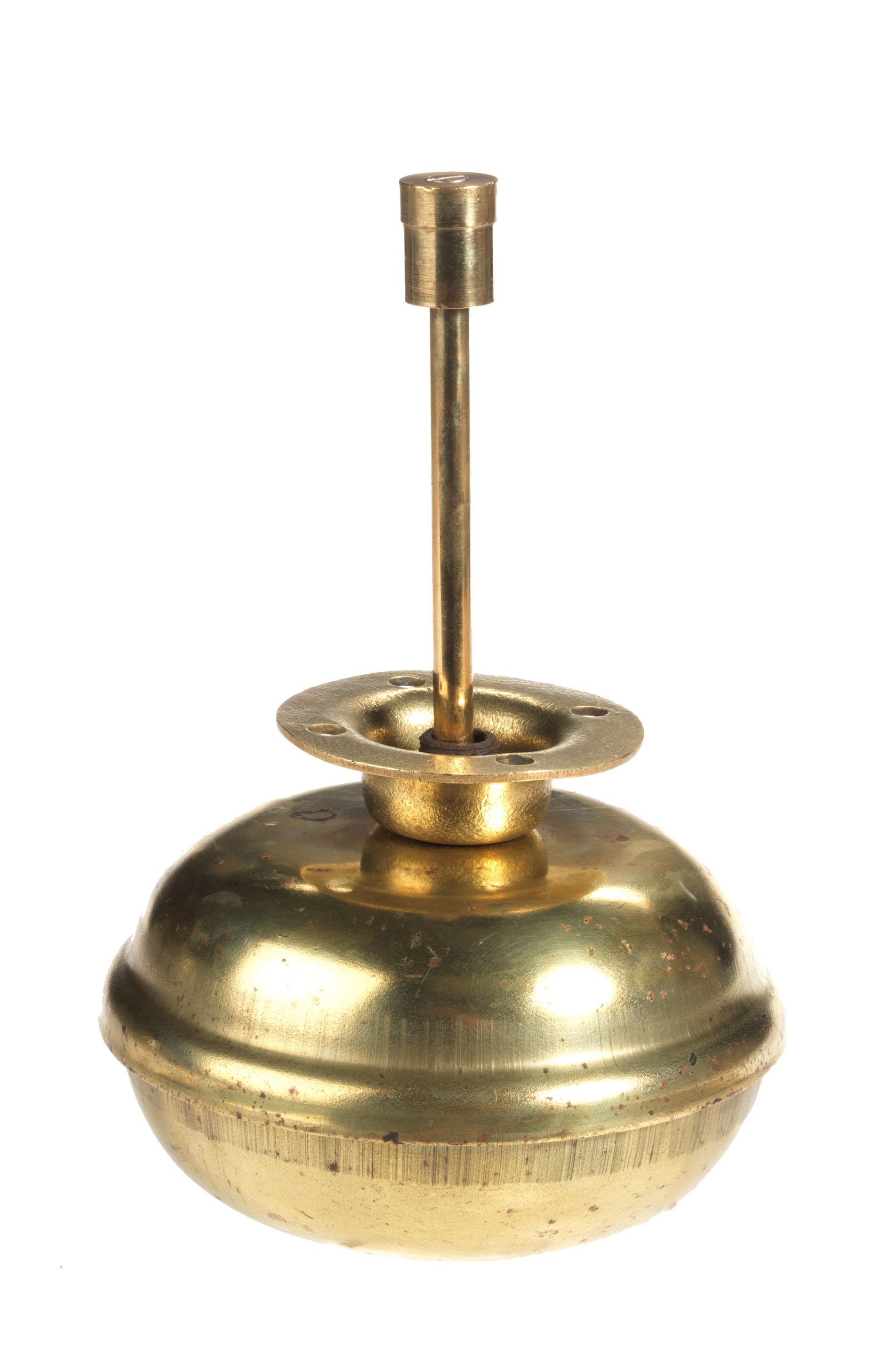 Bonhams Cars : A brass foot bell,