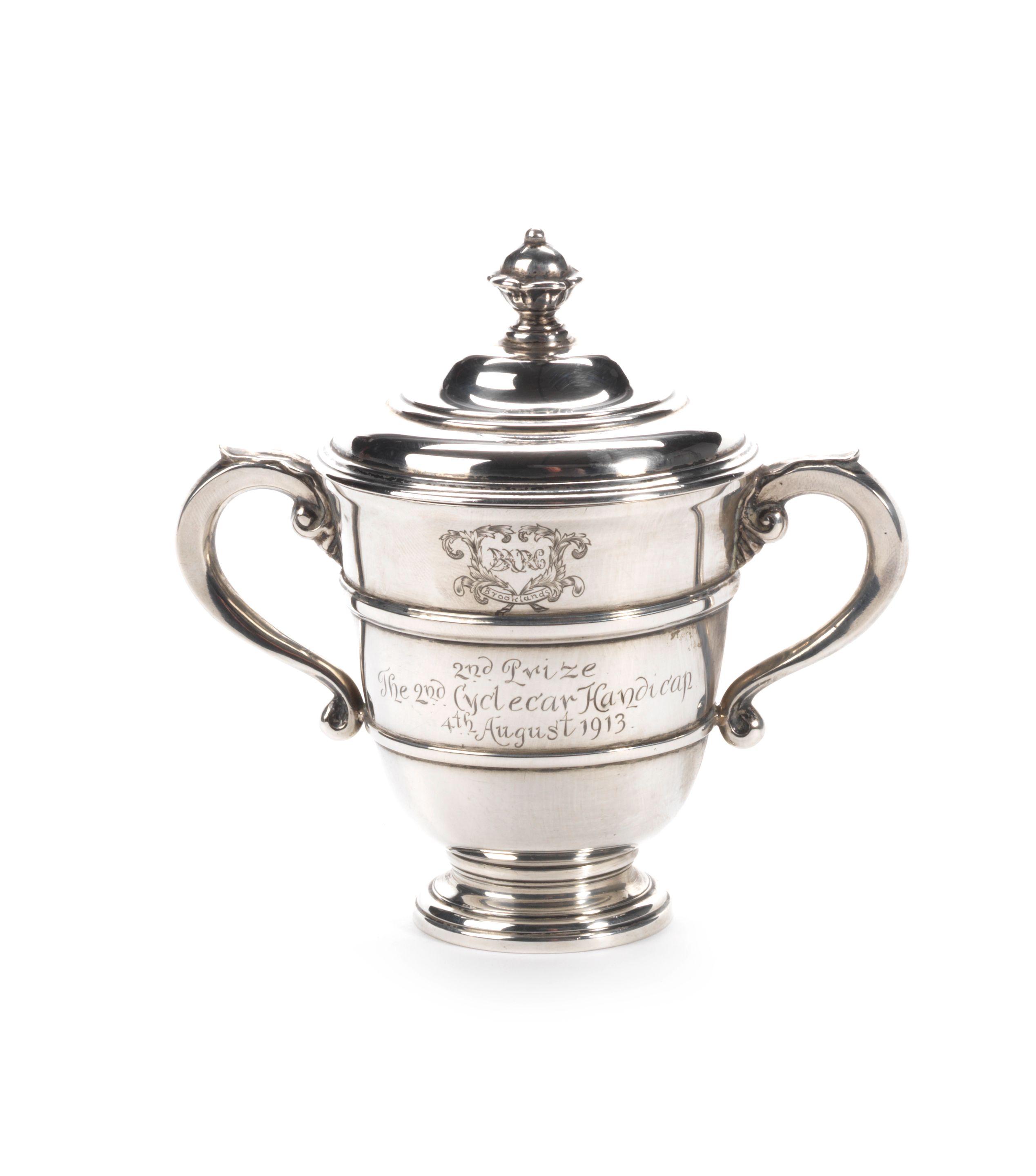 Bonhams Cars : A rare BARC Brooklands Cyclecar race second place silver ...