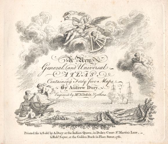 Bonhams : DURY (ANDREW) A New General and Universal Atlas, 8vo; and 5 ...