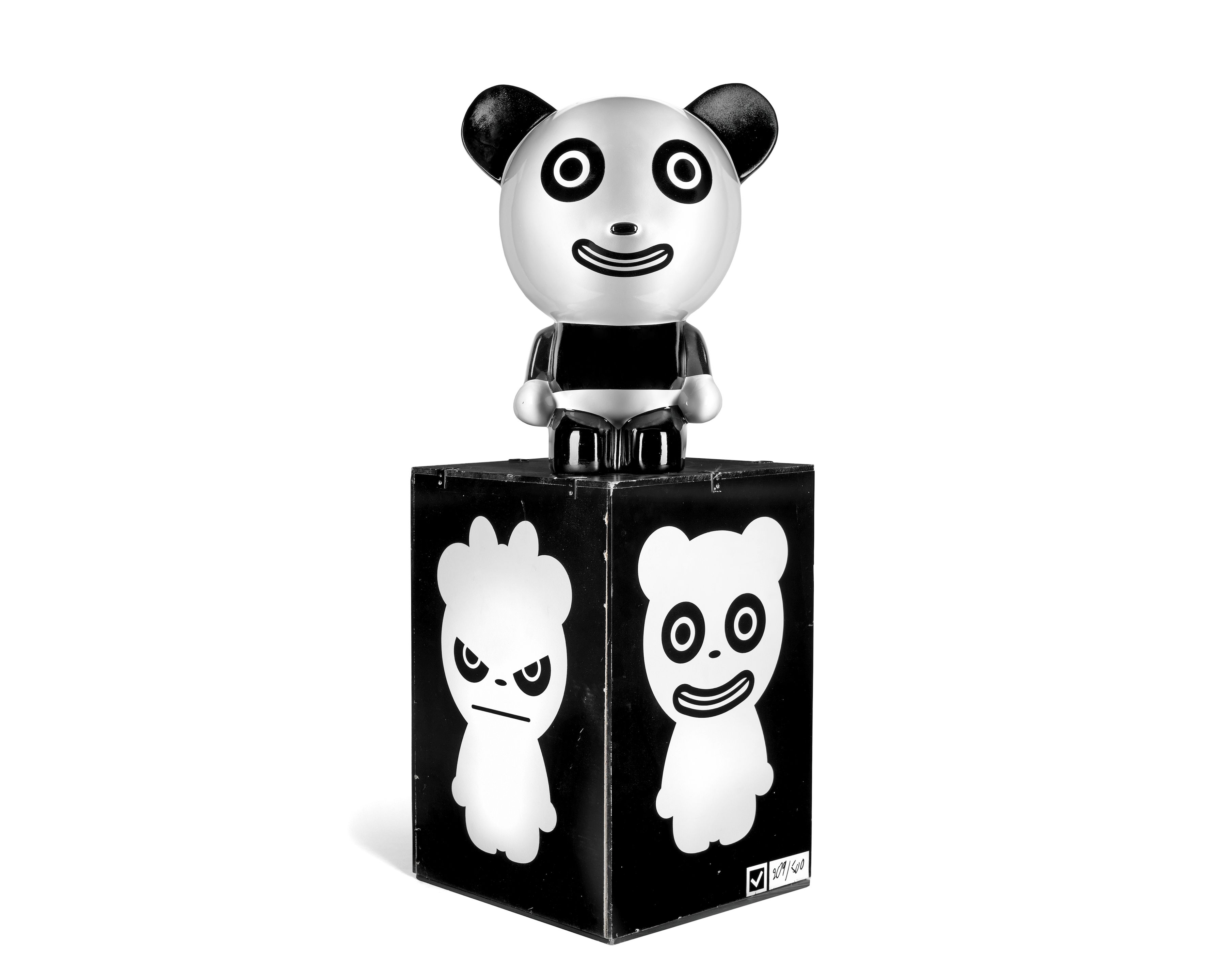 Bonhams : JIJI (Chinese, born 1972) Happy Panda, from 'Hi Panda ...