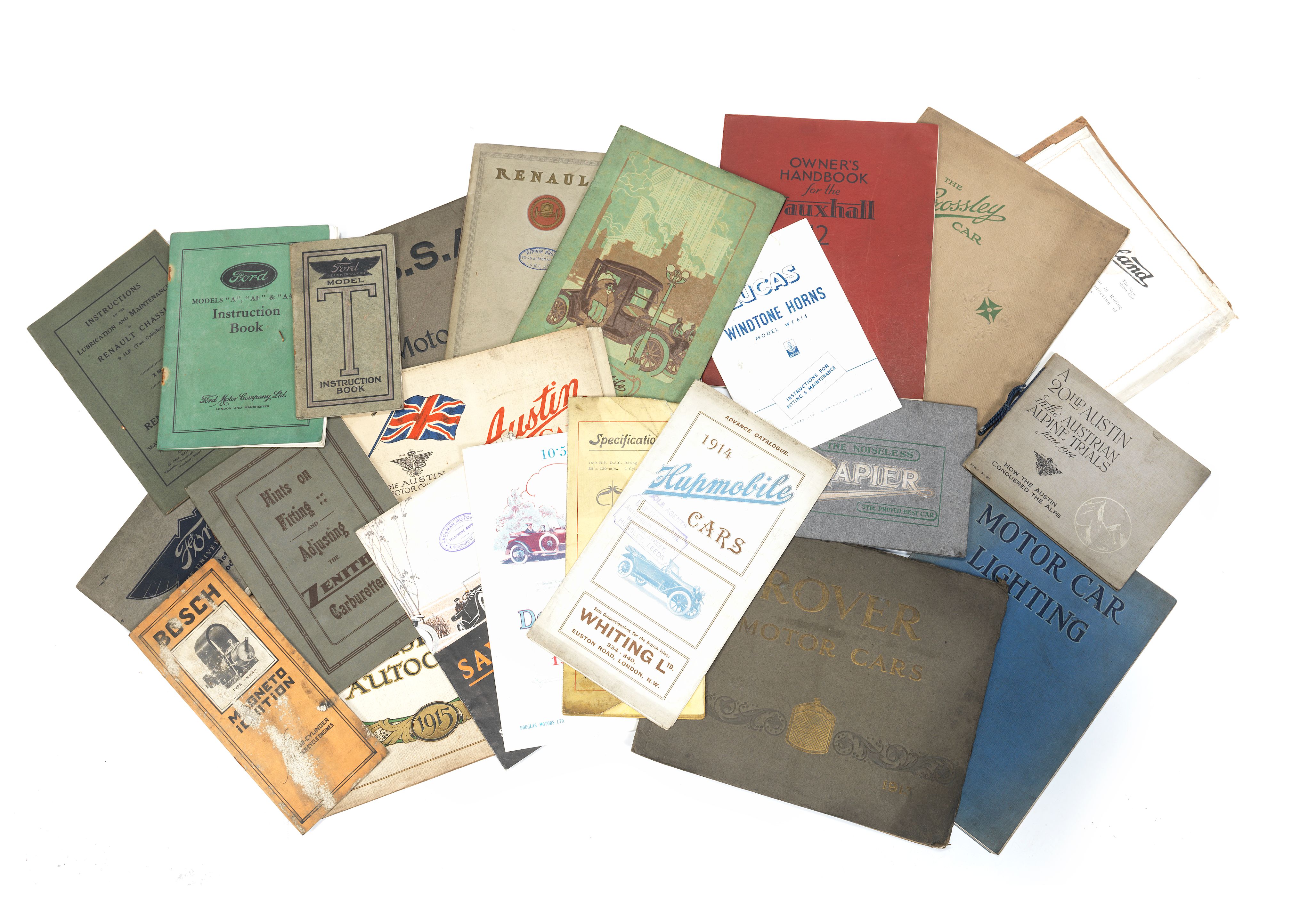 Bonhams Cars : Assorted car sales brochures from 1913 onwards, ((Qty))