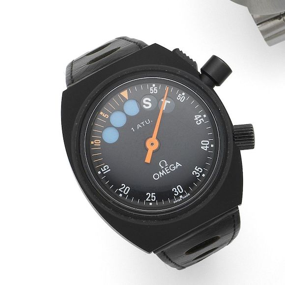 Bonhams : Omega. A PVD-coated and stainless steel manual wind regatta ...