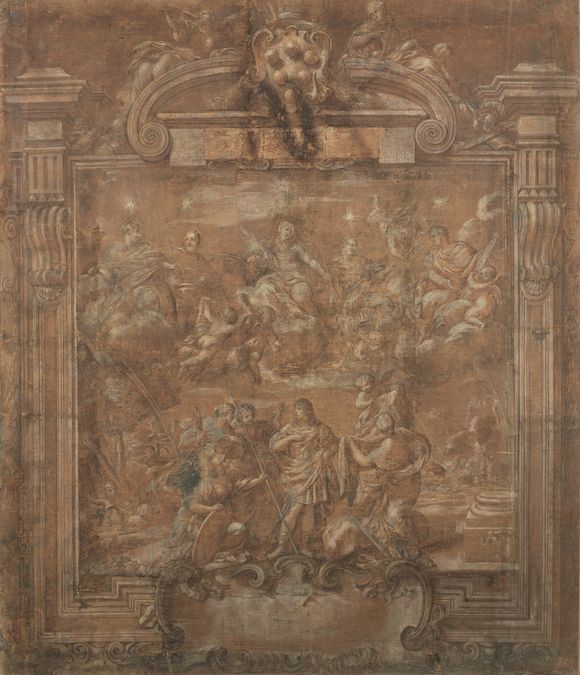 Bonhams : Attributed to Ciro Ferri (Rome 1634-1689) An Allegory of the ...