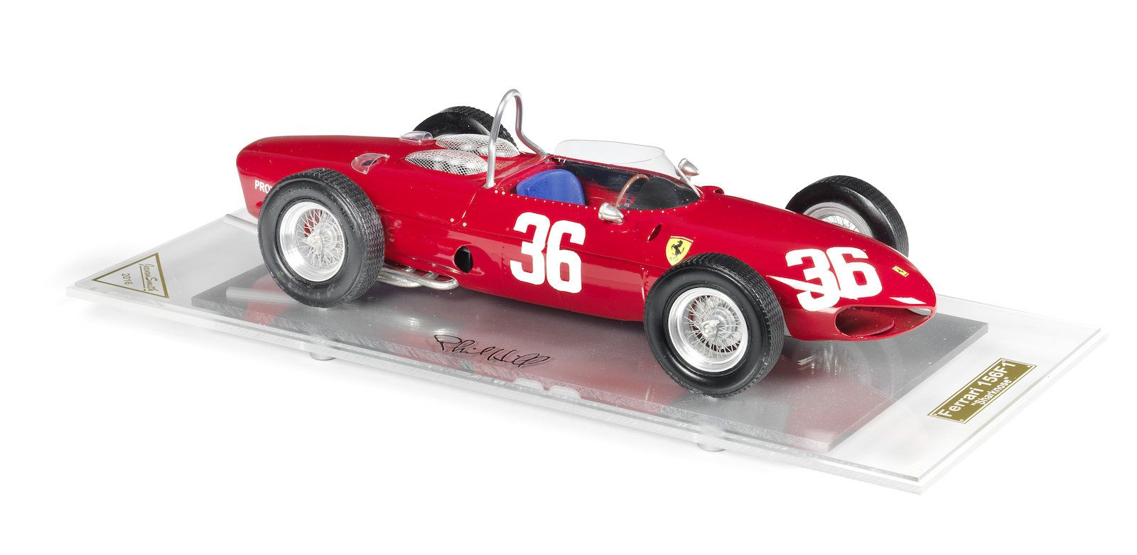 Bonhams Cars : A 1:8 SCALE MODEL OF THE 1961 FERRARI 156 F1 'SHARKNOSE ...