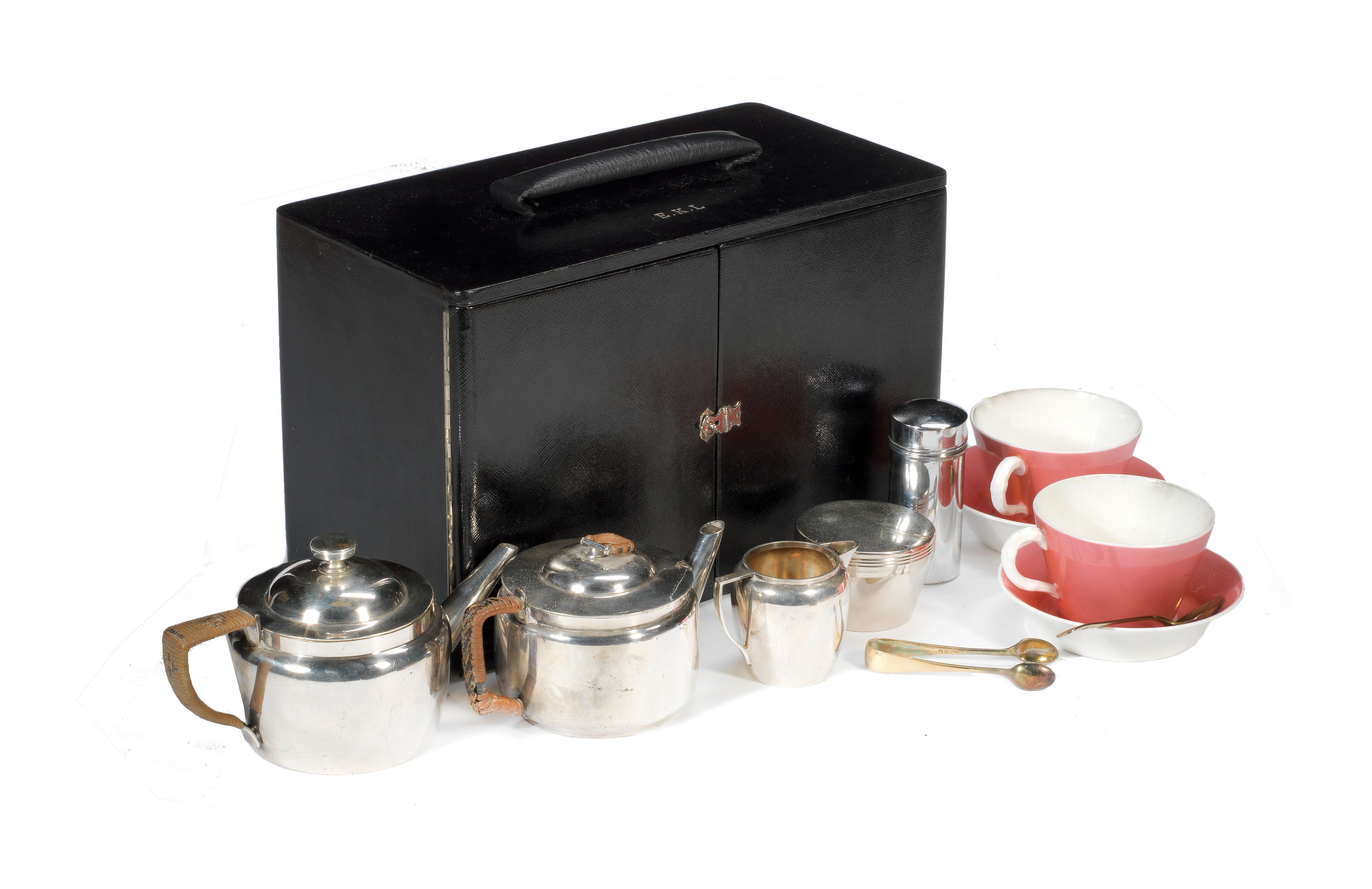 Bonhams Cars : A Christopher Dresser cased tea-set for two persons by ...