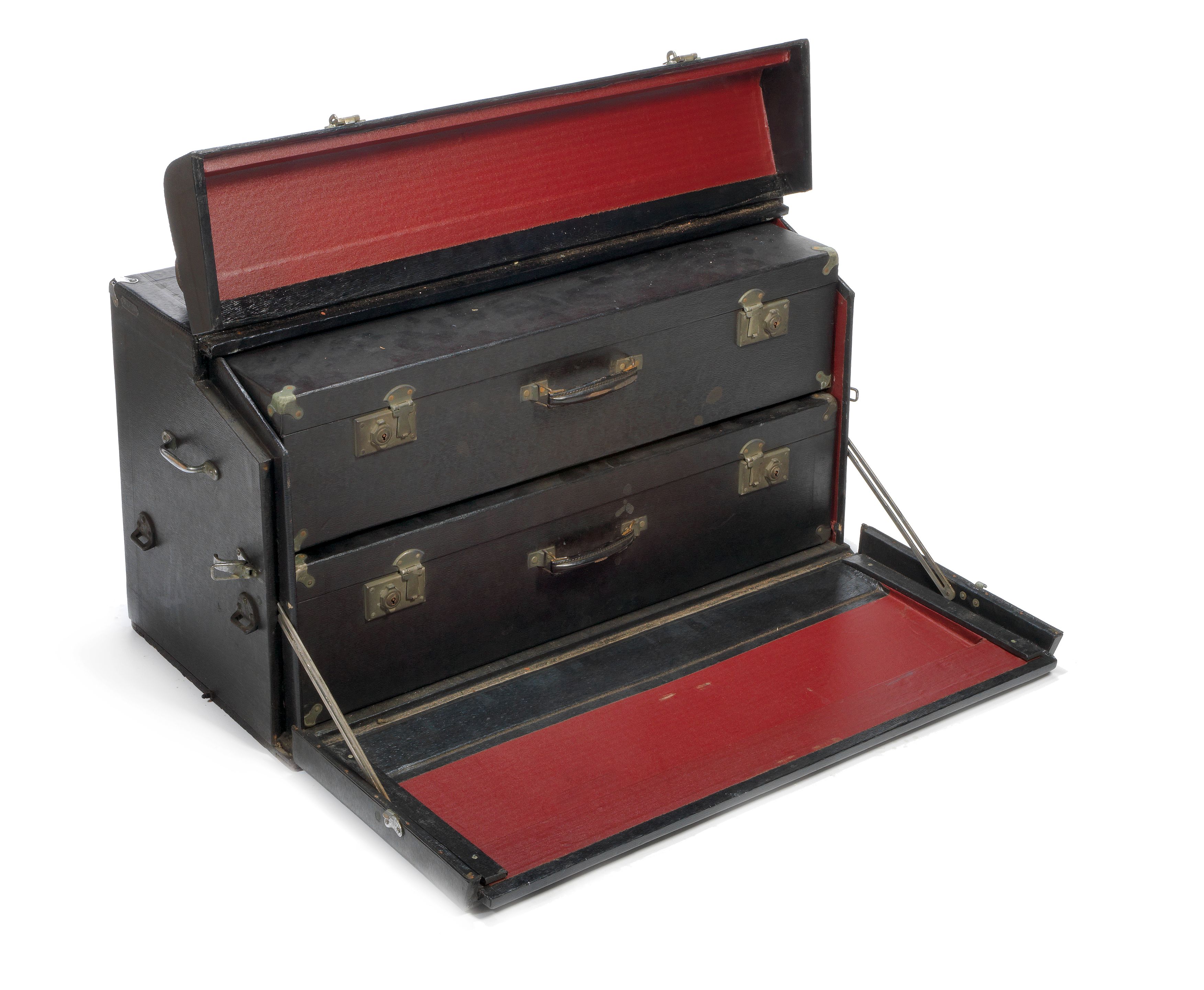 Bonhams Cars : A motoring trunk by Brexton, 1920s, ((4))