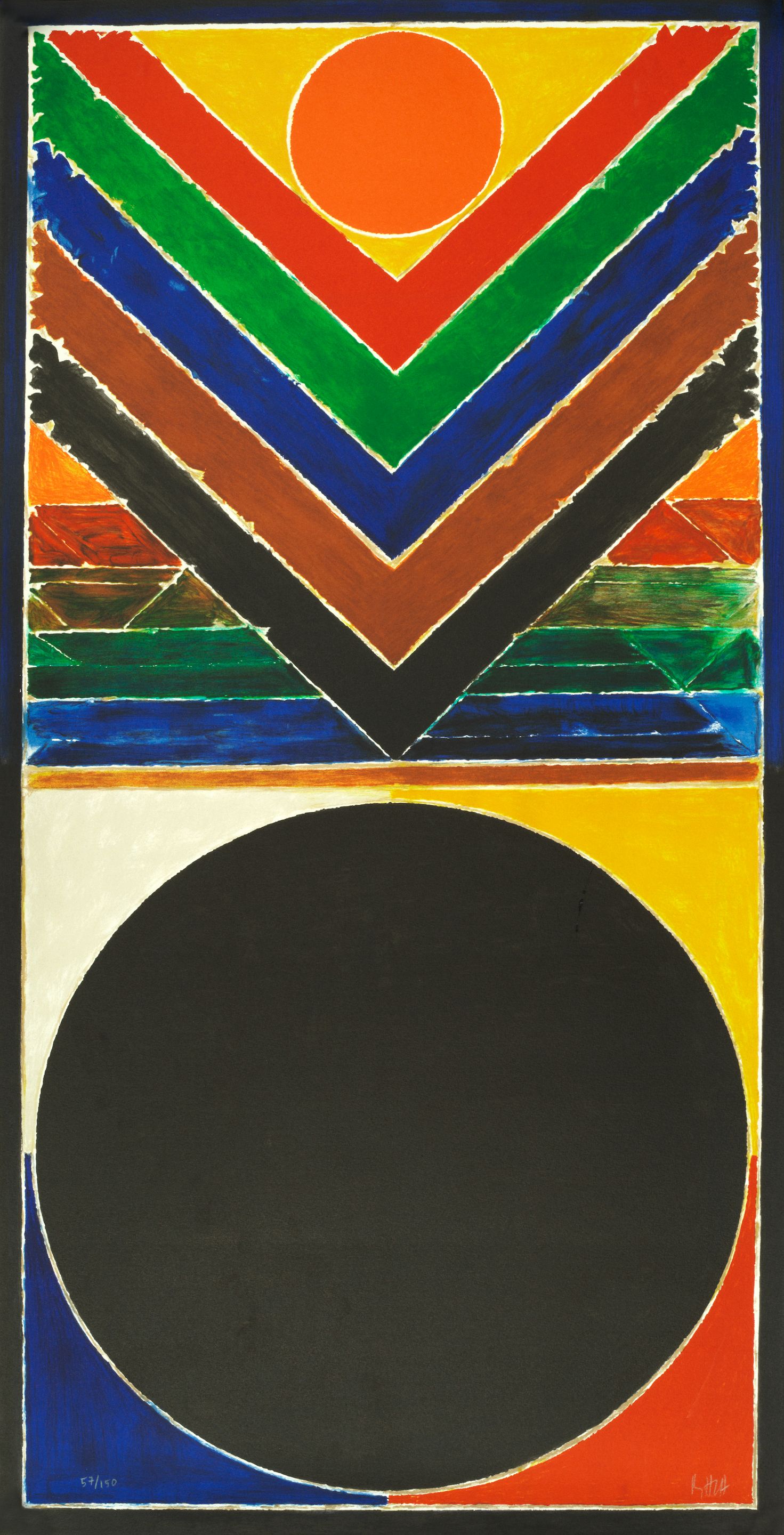 Bonhams : Sayed Haider Raza (India, born 1922) Bindu Lithograph printed ...