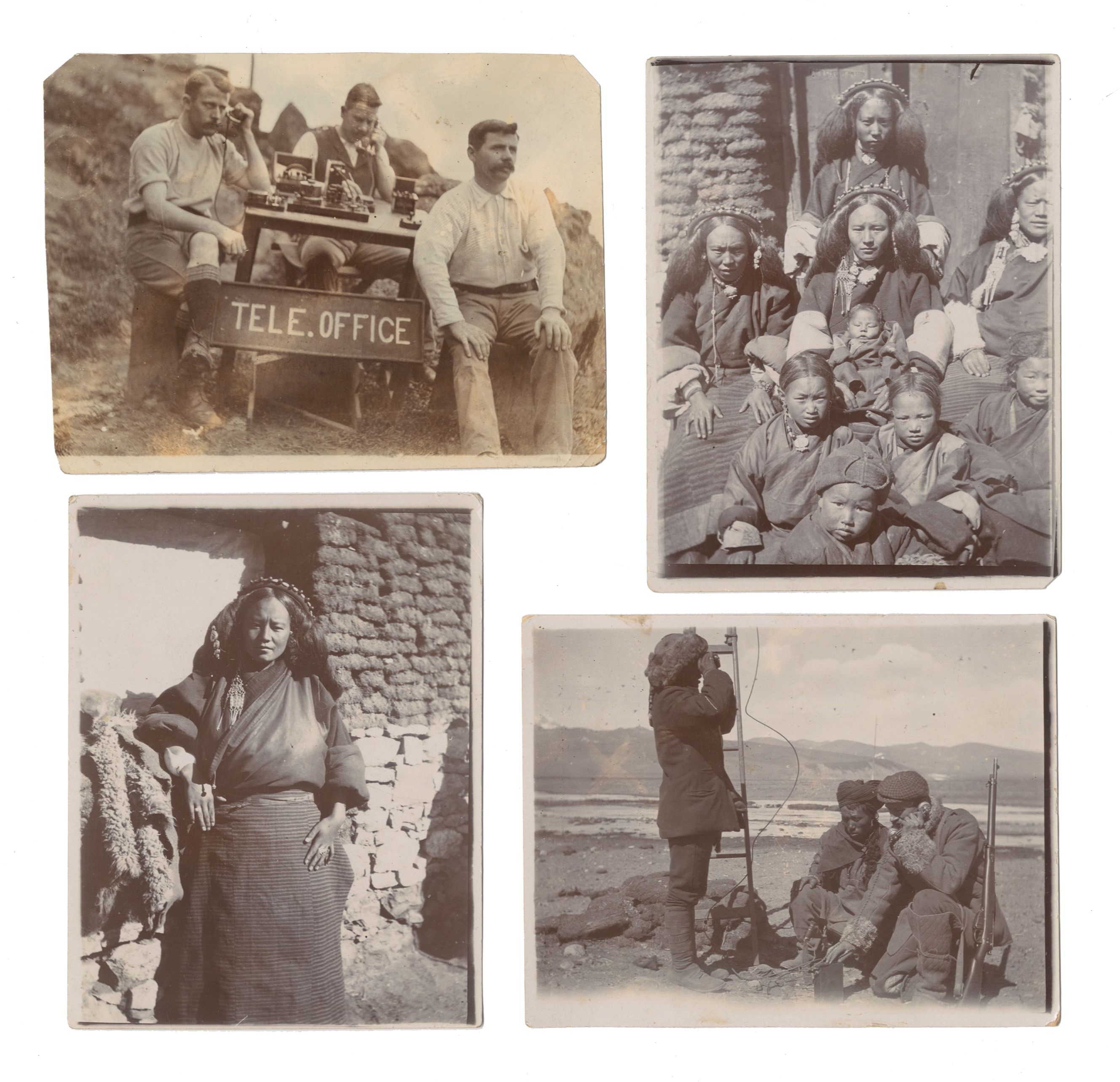 Bonhams : TIBET AND SIKKIM Album containing approximately 106 ...