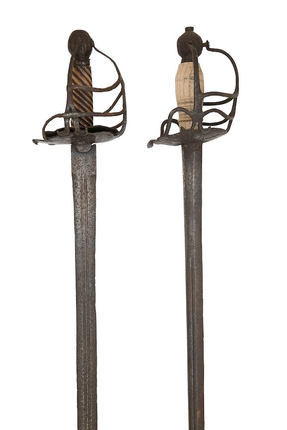Bonhams : An English 'Mortuary' Hilted Broadsword