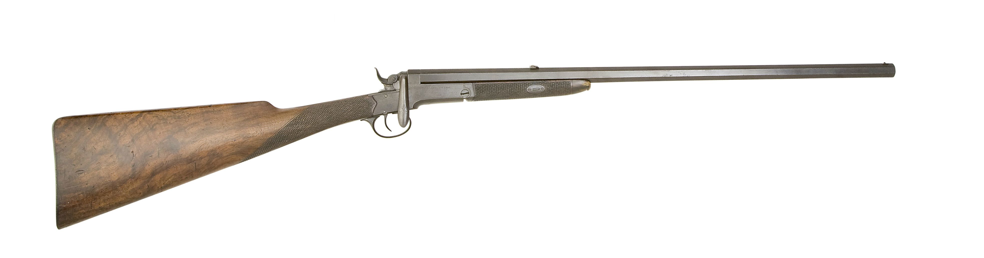 Bonhams : An 80-Bore Needle-Fire Rigby Patent Breech-Loading Rook Rifle