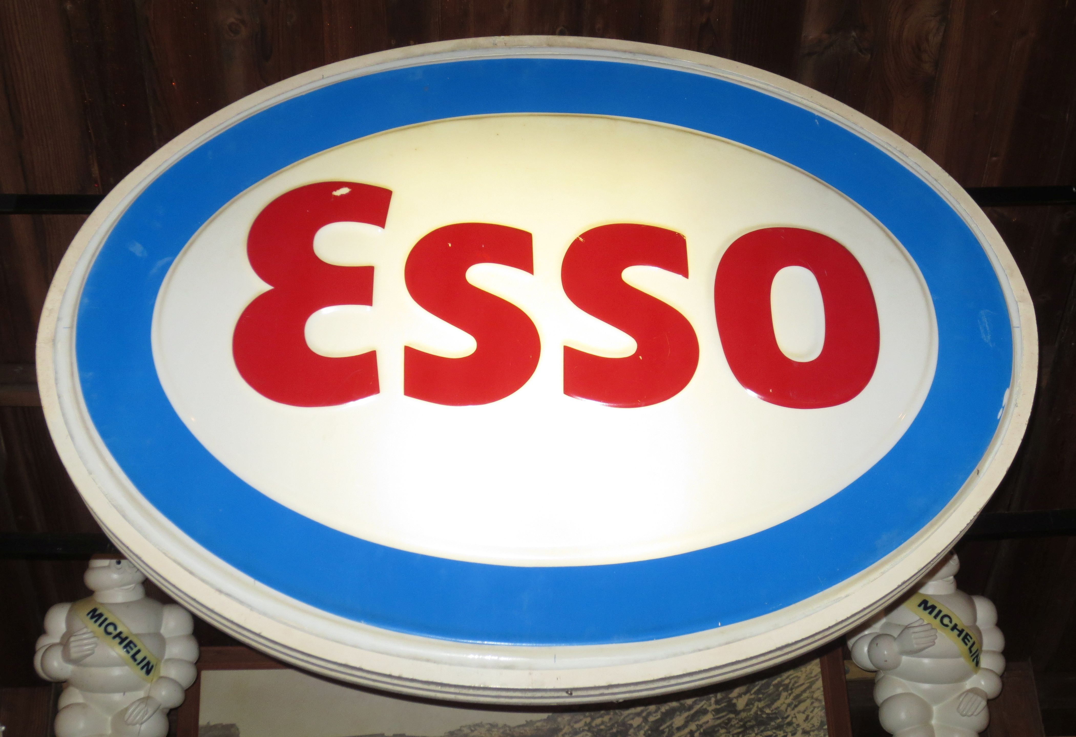 Bonhams Cars : A large 'Esso' illuminating sign, ((6) )
