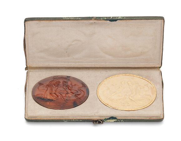 Bonhams : An unmounted 18th-19th century intaglio of Poseidon