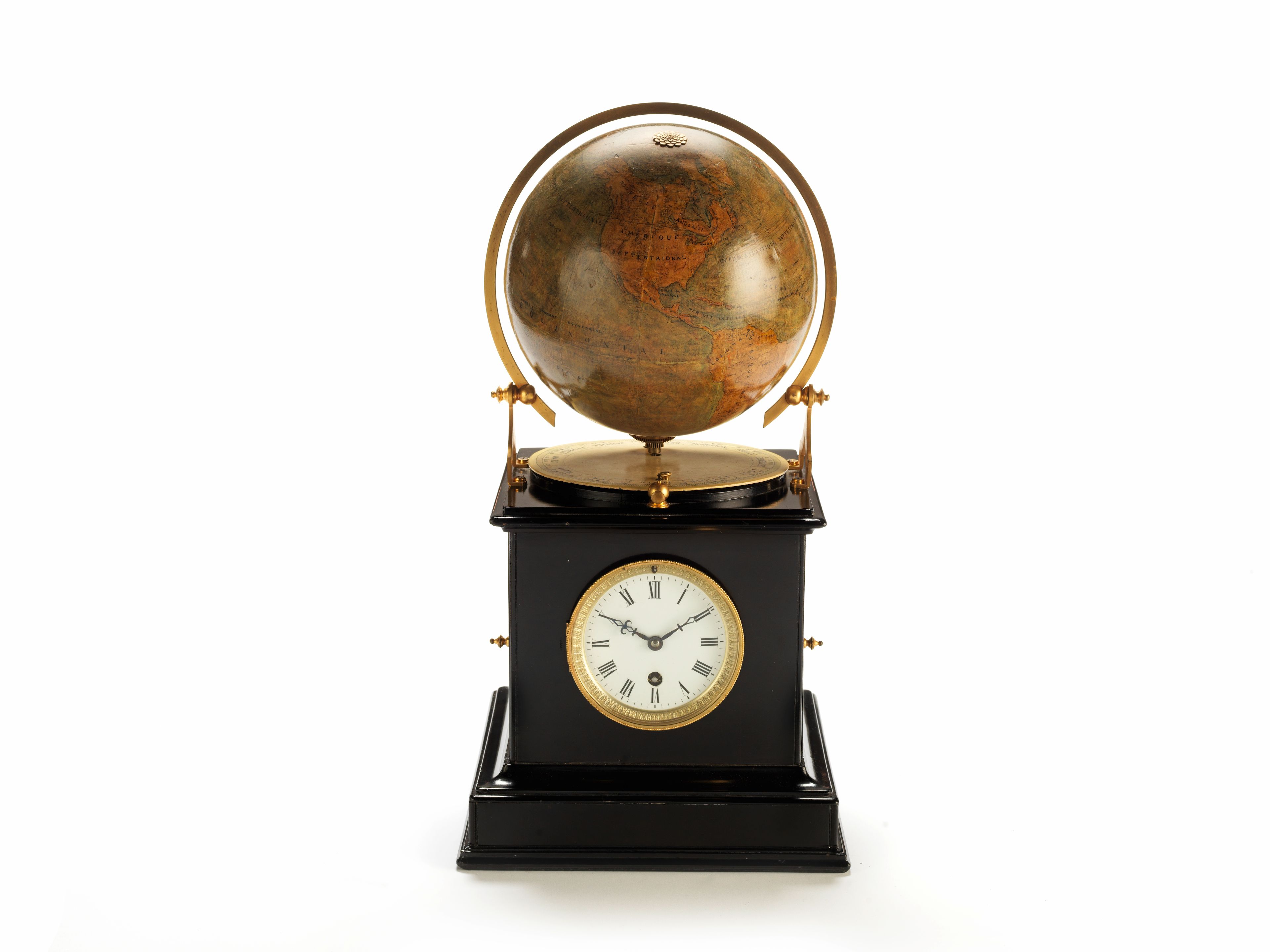 Bonhams : A late 19th century French 'Pendule Cosmographique Mouret ...