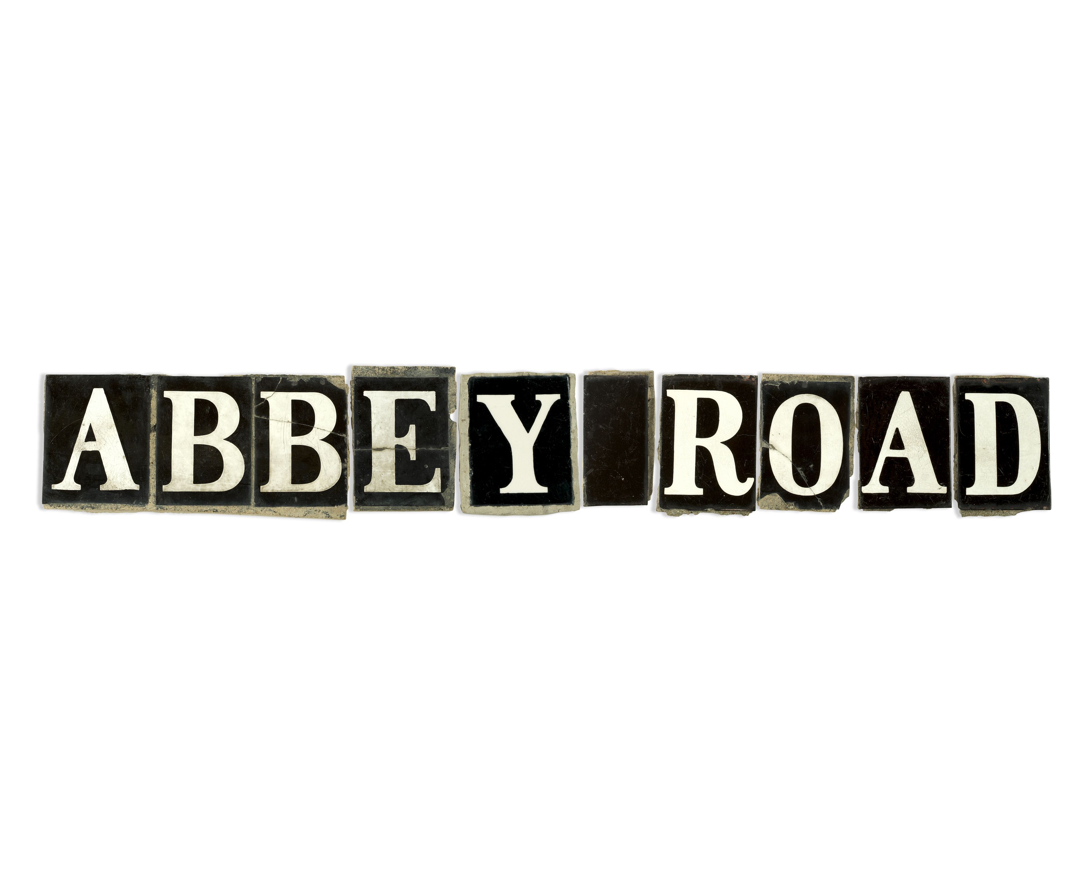 Bonhams : The Beatles An Abbey Road street sign,