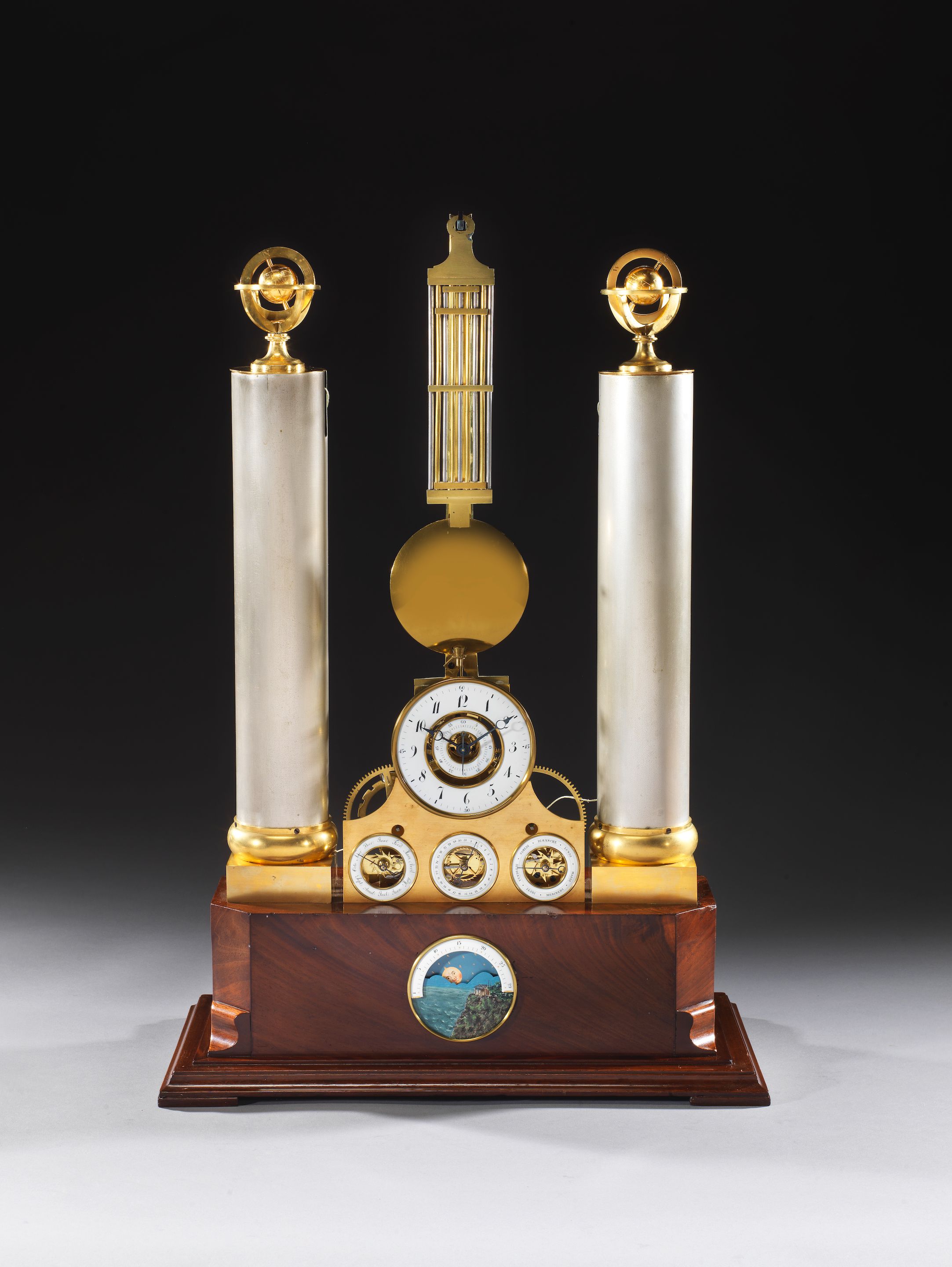 Bonhams : An interesting early 19th century French silvered and gilt ...