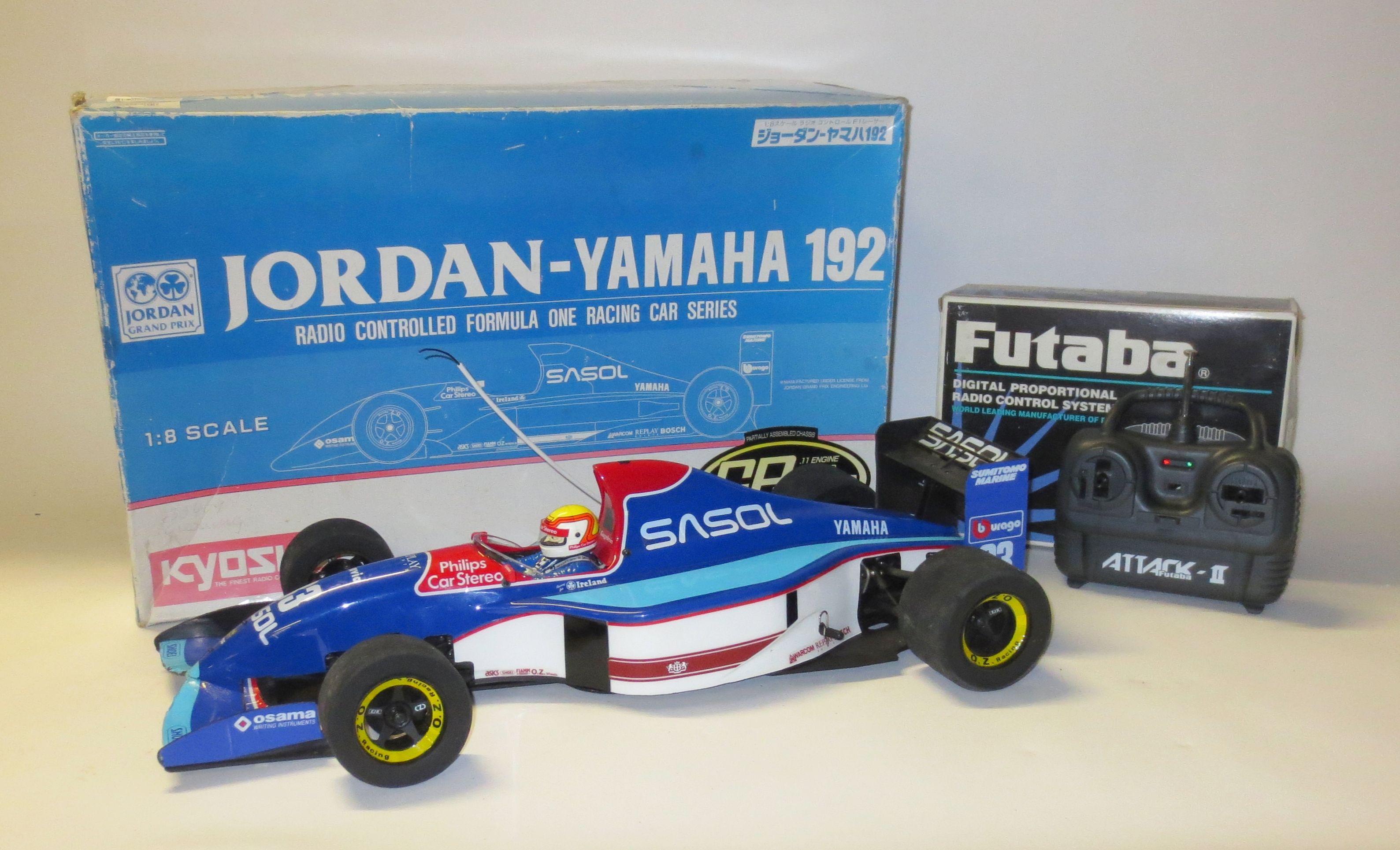 Bonhams Cars : A rare radio controlled Jordan Yamaha 192 1:8 scale model car,