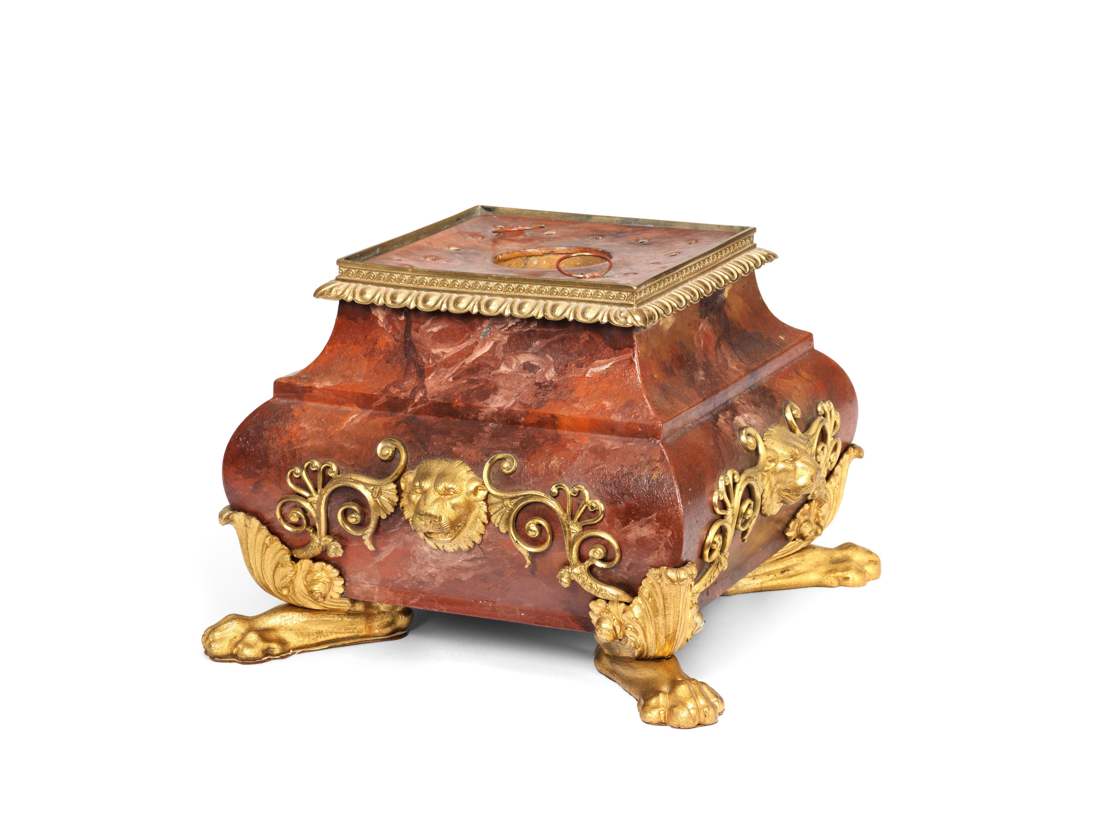 Bonhams A Rare Early 19th Century Gilt Bronze Mounted Faux Marbled