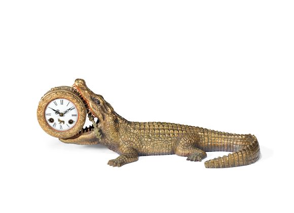 Bonhams : An early 20th century gilt and cold painted bronze novelty ...