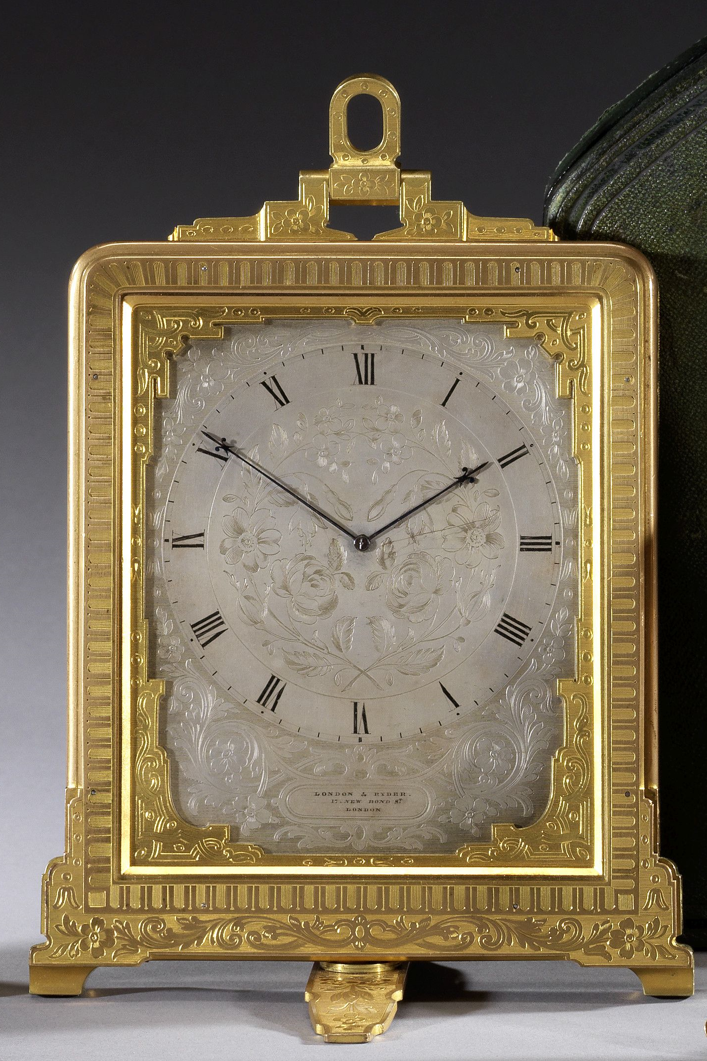 Bonhams : A large mid 19th century gilt brass strut timepiece in ...
