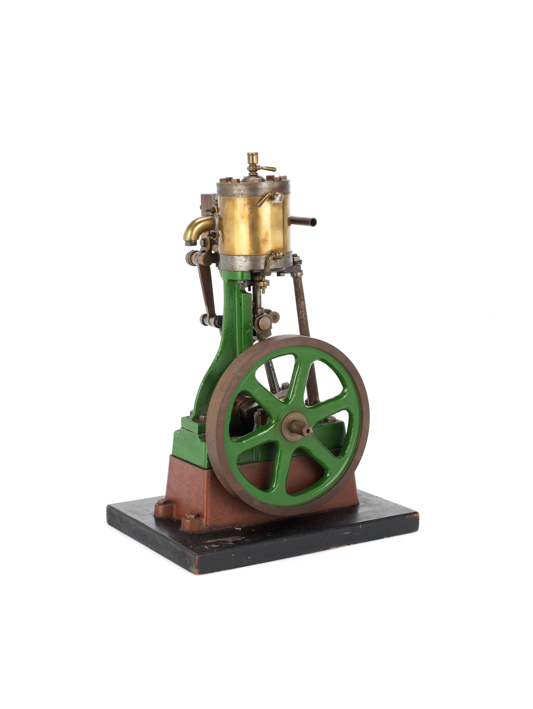 Bonhams : A large Stuart inverted single cylinder steam engine,