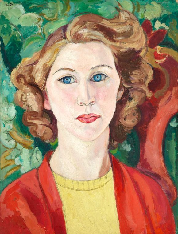 Bonhams : Edward Wolfe (South African, 1897-1982) Portrait of Bridget ...