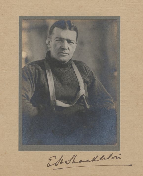 Bonhams : SHACKLETON (ERNEST HENRY) HURLEY (FRANK) Portrait of ...