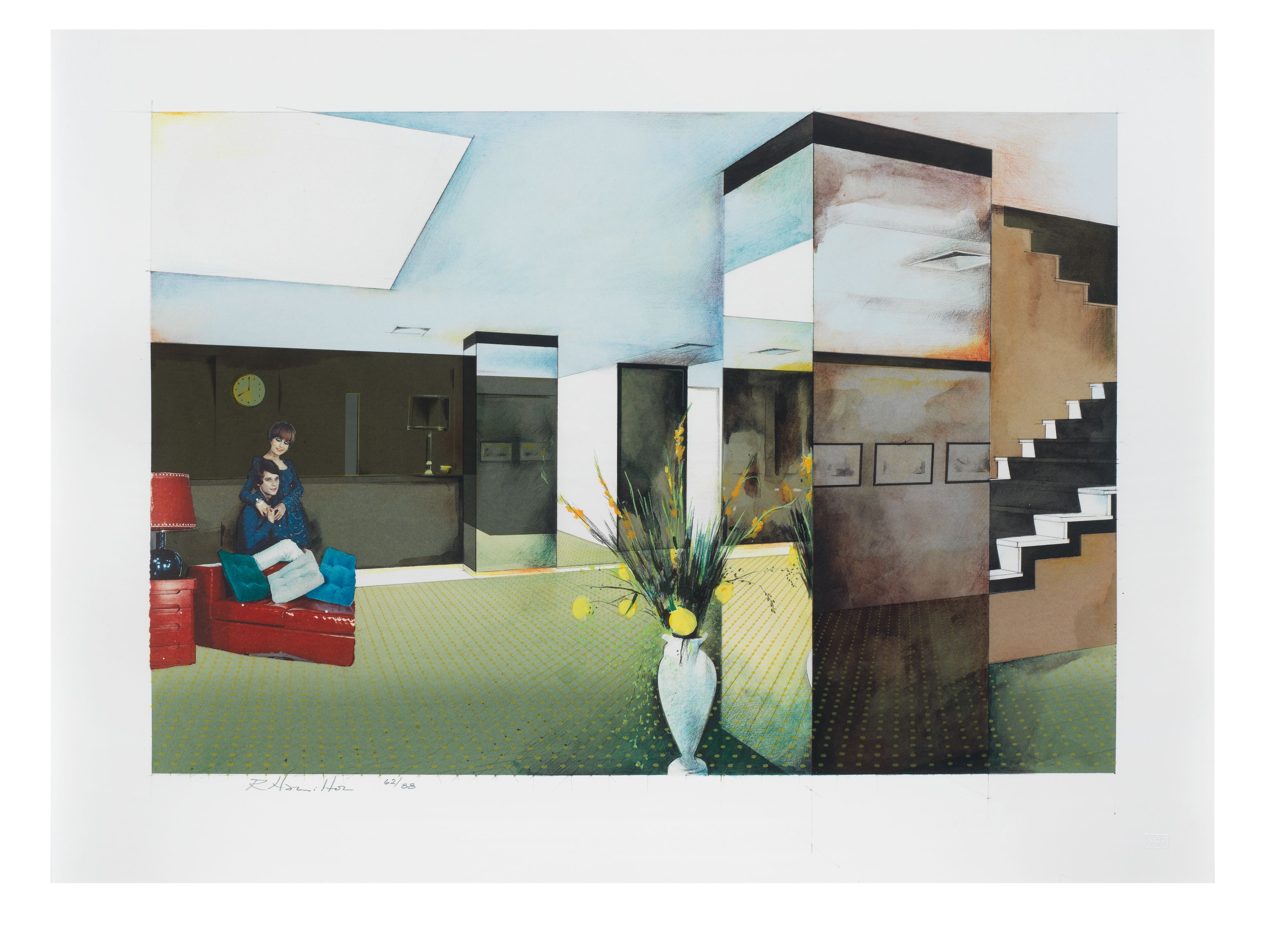 Bonhams : Richard Hamilton (British, 1922-2011) Lobby 1984