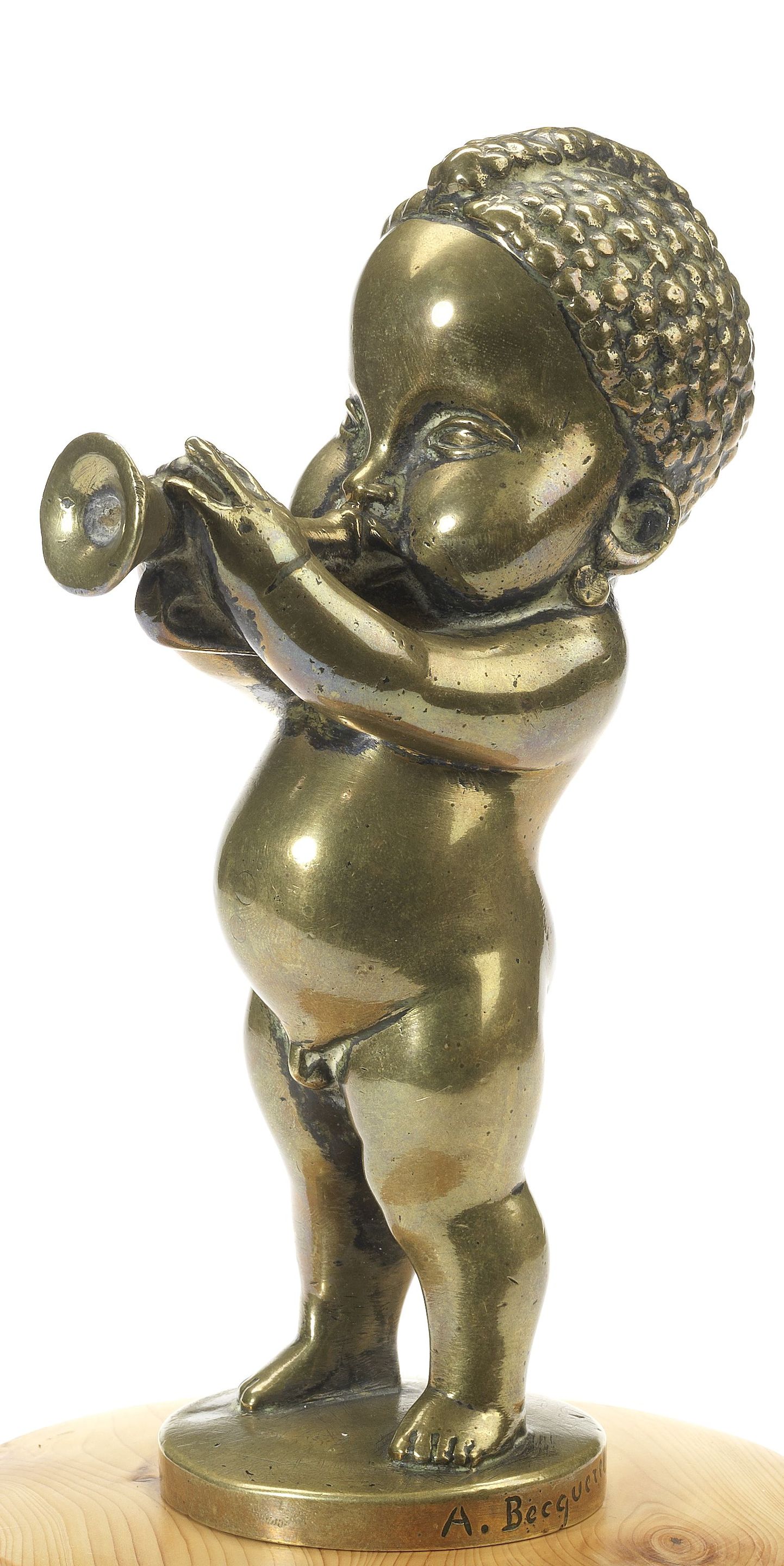 Bonhams Cars : Rare mascotte « L'enfant au bugle » par André Vincent ...