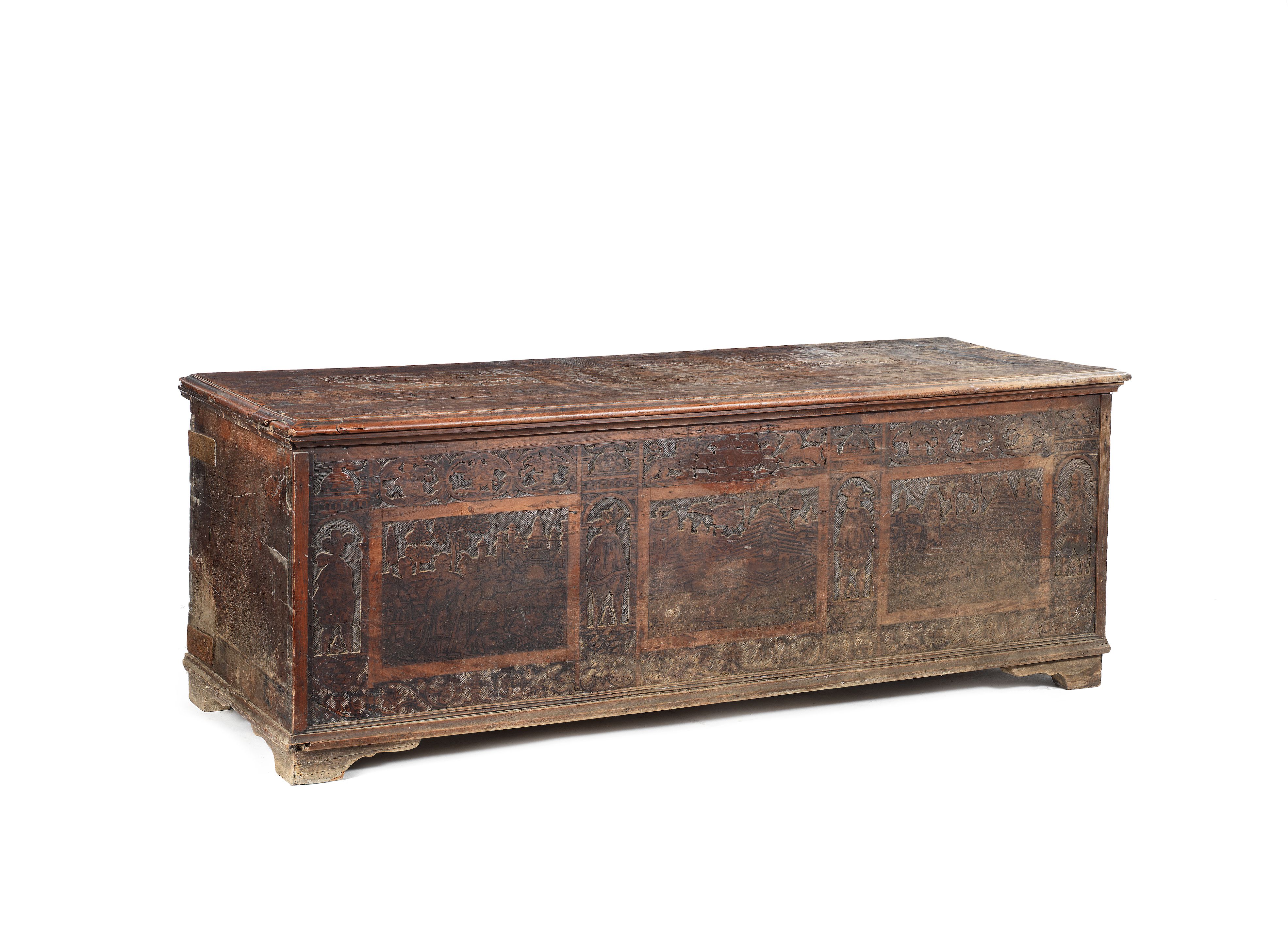 Bonhams : An Alto Adige 17th century cedar cassone