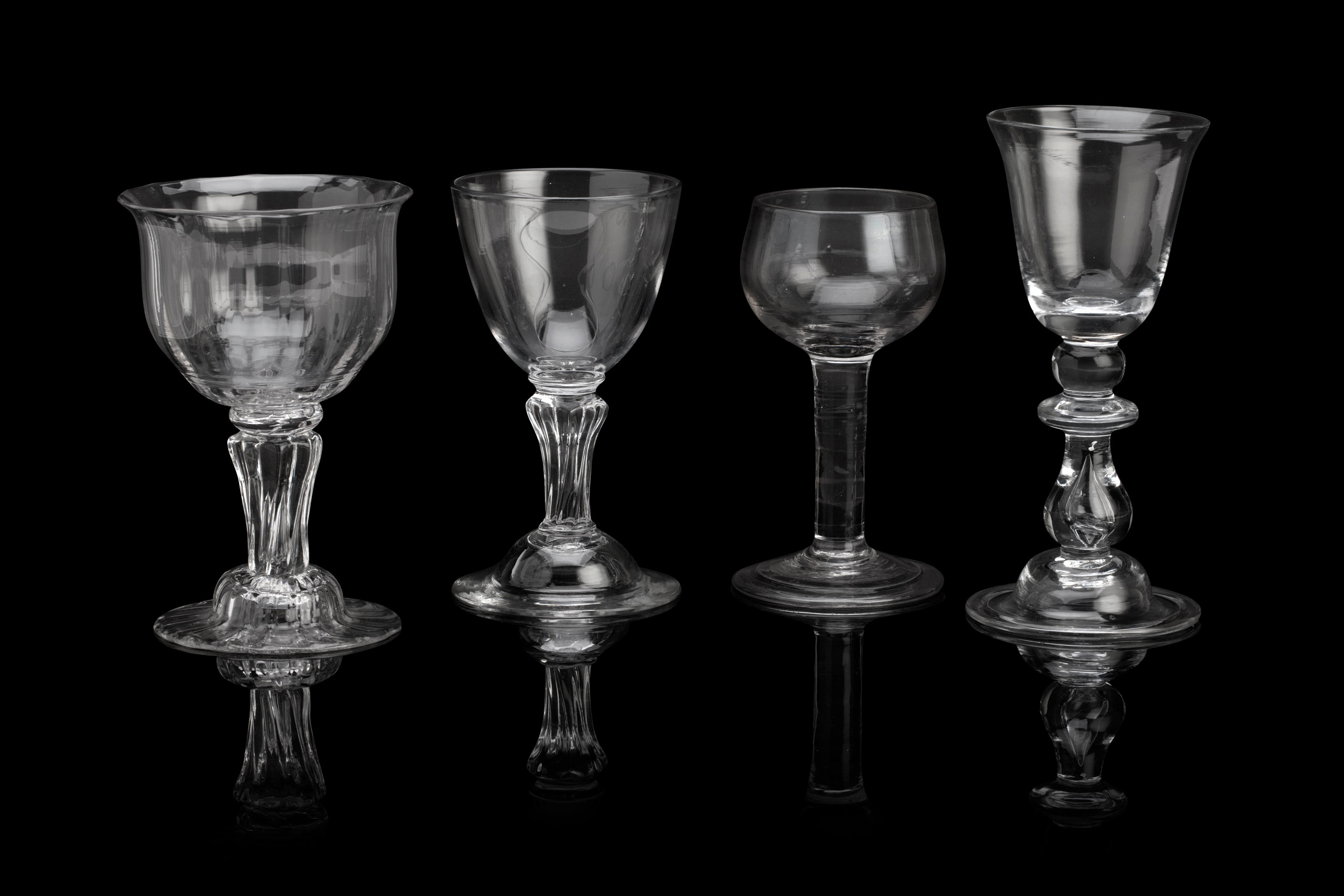 Bonhams Four Various 18th Century Glasses