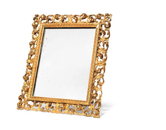 Bonhams : A Florentine 19th Century carved giltwood picture frame