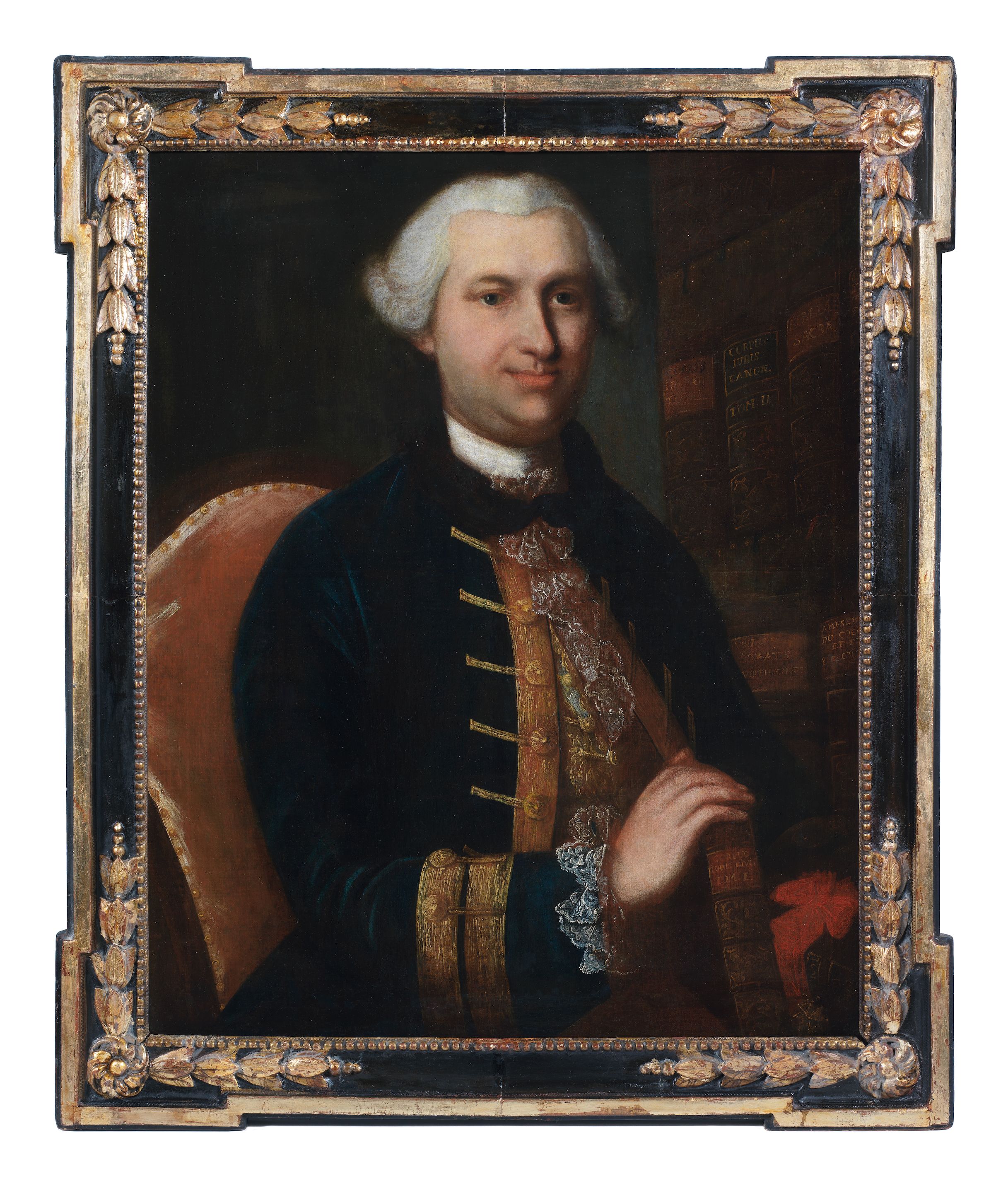 Bonhams : German School, 18th Century Portrait of a gentleman