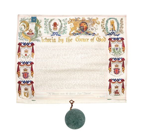 Bonhams : The Grant of the Title of Baron Harlech to J.R. Ormsby Gore ...