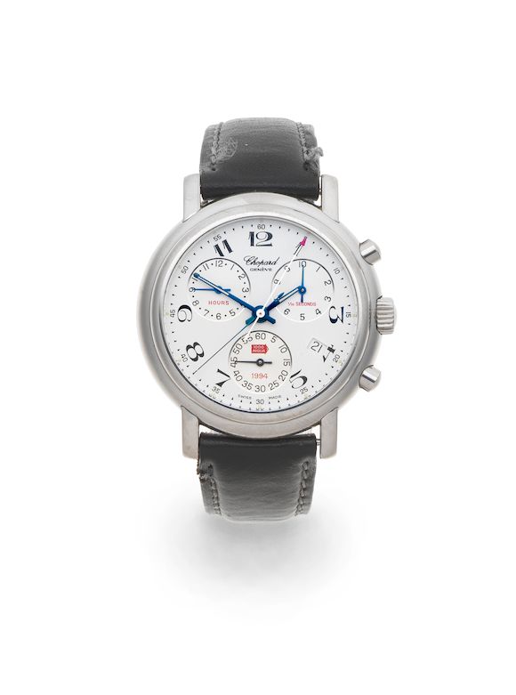 Bonhams : Chopard. A stainless steel quartz calendar chronograph ...