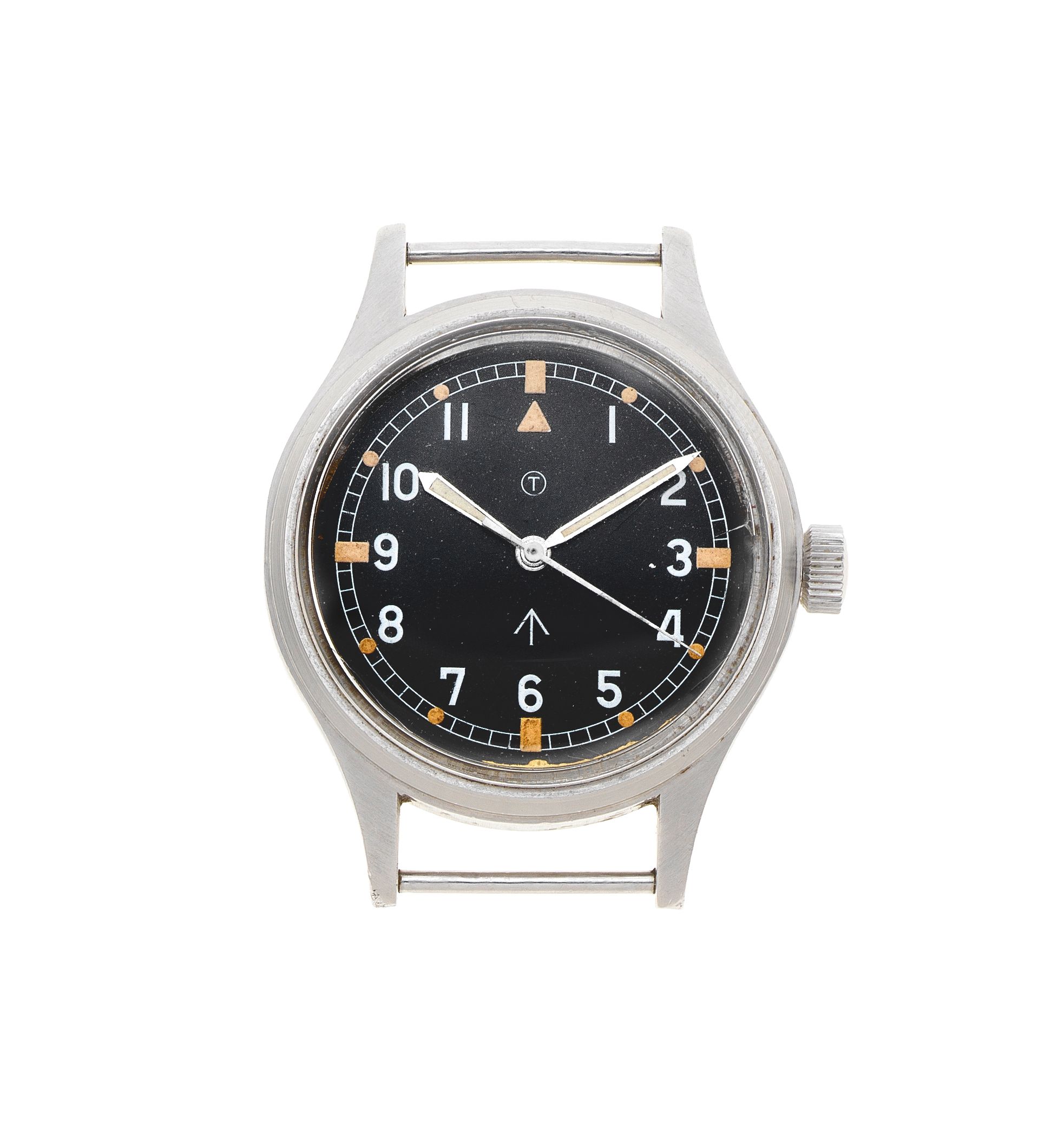 Bonhams : Hamilton. A stainless steel manual wind military issue watch ...