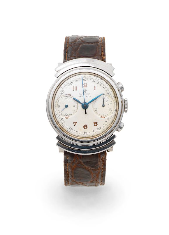 Bonhams : Rolex. A stainless steel manual wind chronograph wristwatch ...
