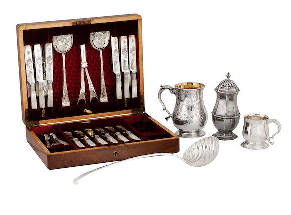 Bonhams : A collection of silver various makers and dates