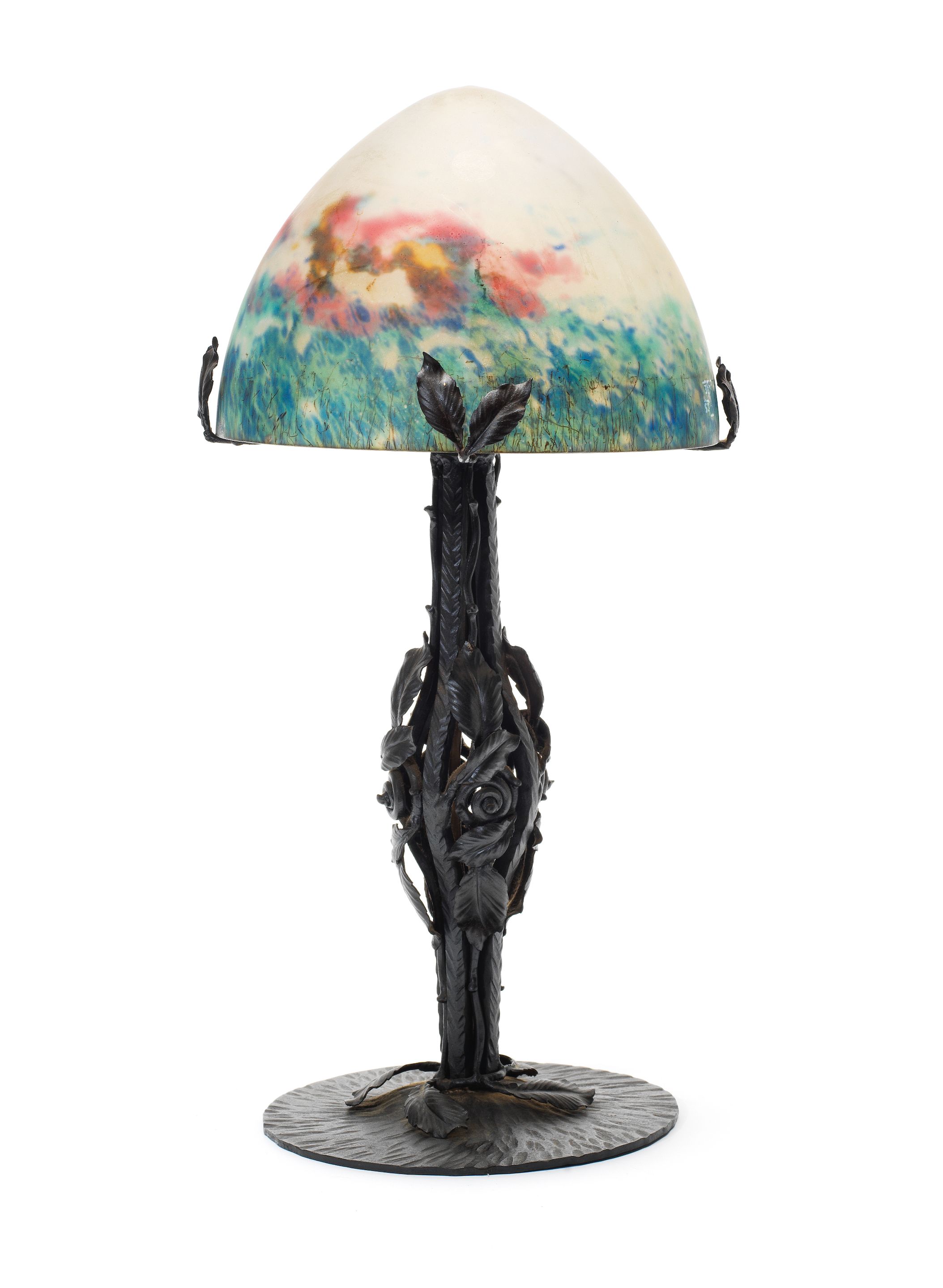 Bonhams : An Art Deco Muller Frères Table Lamp ETCHED 'MULLER FRES ...