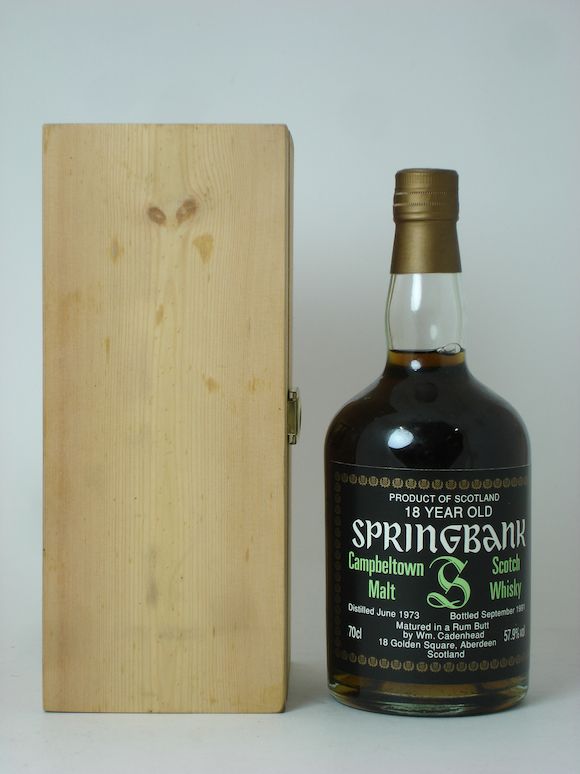 Bonhams : Green Springbank-18 year old-1973