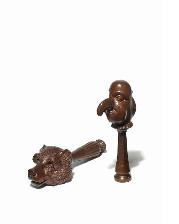 Bonhams : Two 19th century screw-action nutcrackers, Swiss or German (2)