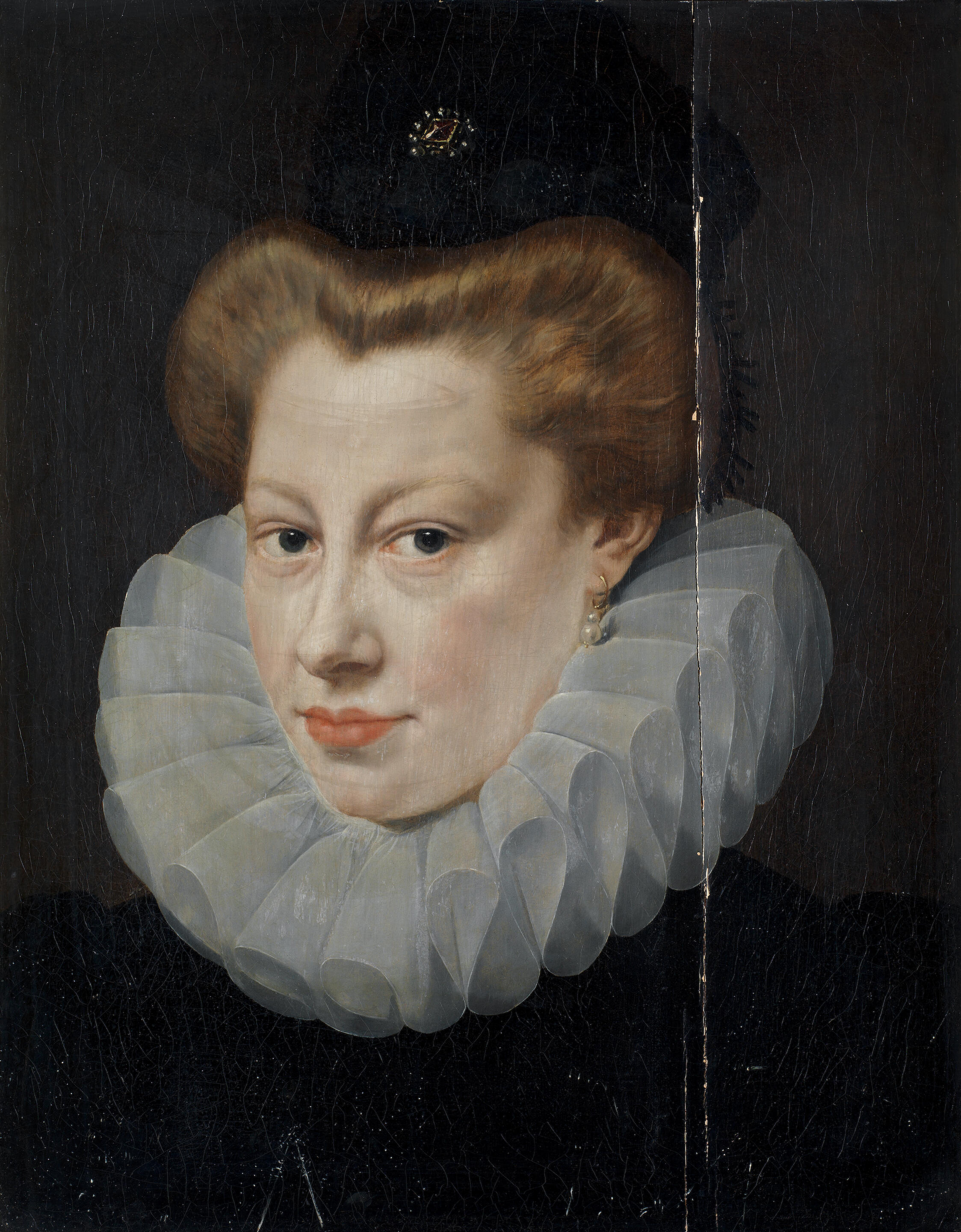 Bonhams : Circle of Frans Pourbus the Younger (Antwerp 1569-1622 Paris) Portrait of a lady, bust ...