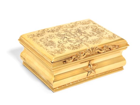 Bonhams : Giuseppe Garibaldi: An Important Gold Freedom Box marked for ...