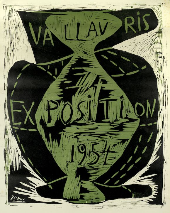 Bonhams : Pablo Picasso (1881-1973) Exposition Vallauris Linocut ...